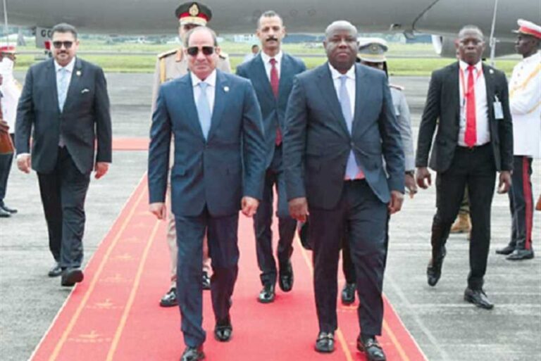 El-Sisi and President of Equatorial Guinea Discuss Ways to Achieve ...