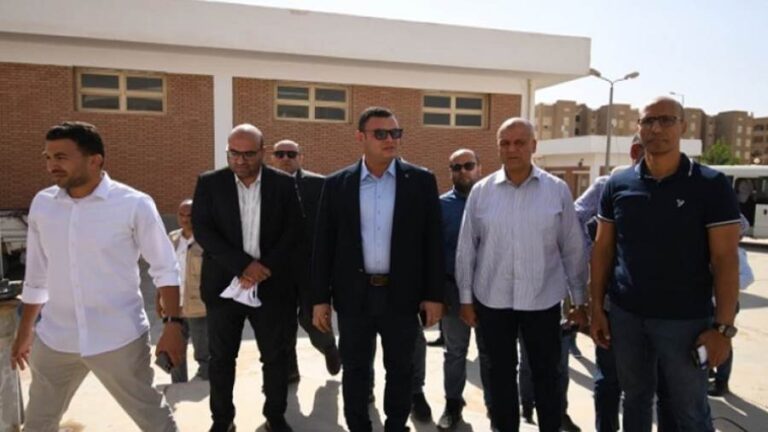 Minister of Housing Inspects Ebny Beitak 5 Wastewater Pumping Station ...